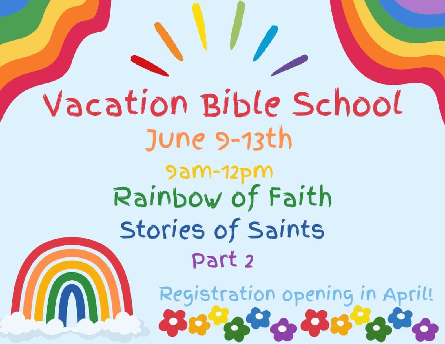 VBS Save The Date | Our Lady of Lourdes